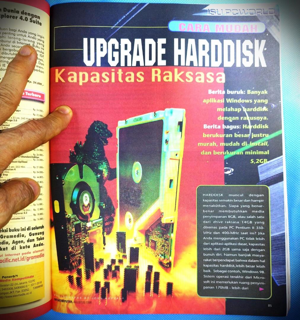 Majalah INFO KOMPUTER No.8 th.1998, Buku & Alat Tulis, Majalah ...