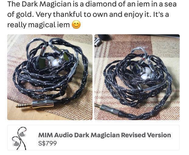 MIM Audio Dark Magician Revised Version (Black and Silver) , Audio ...