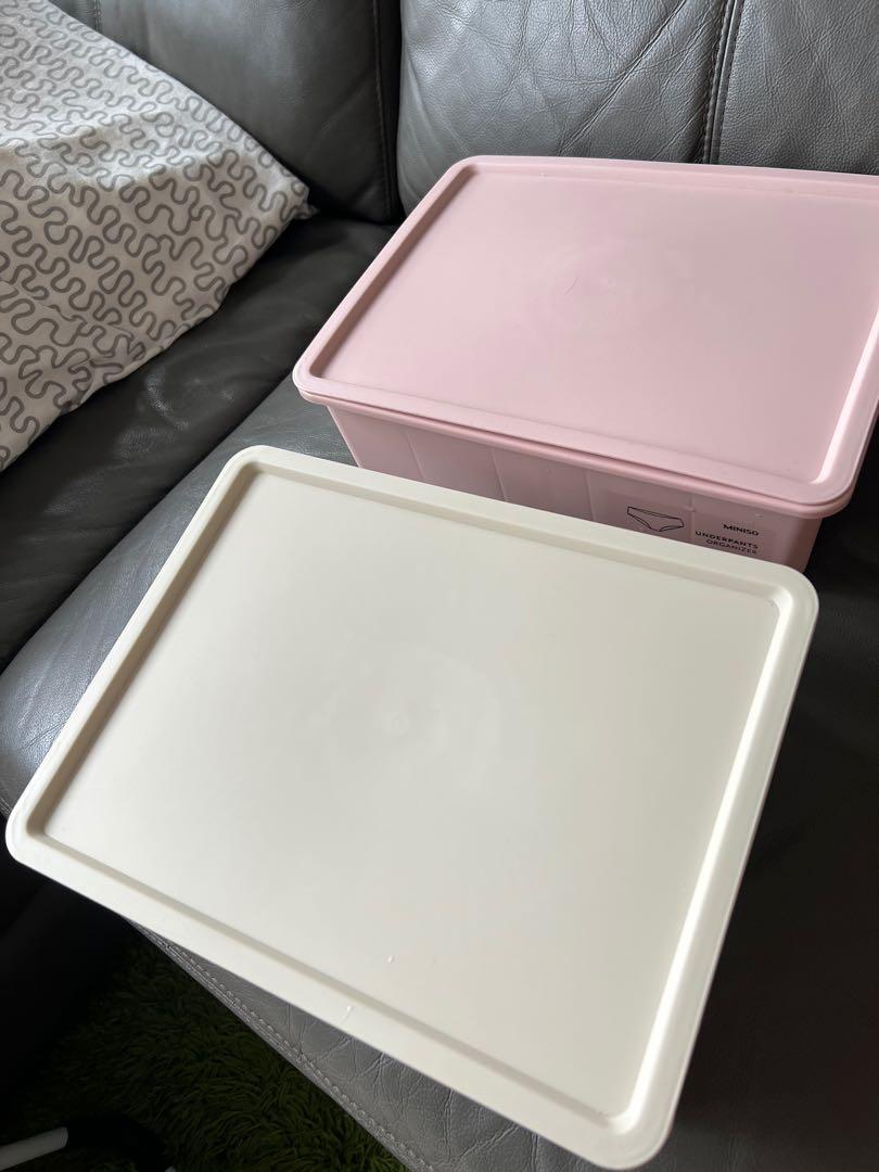 Miniso organizer box, Furniture & Home Living, Home Improvement ...