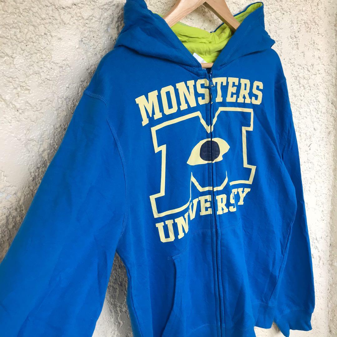 MONSTERS UNIVERSITY BLUE HOODIE JACKET, Men's Fashion, Coats, Jackets ...