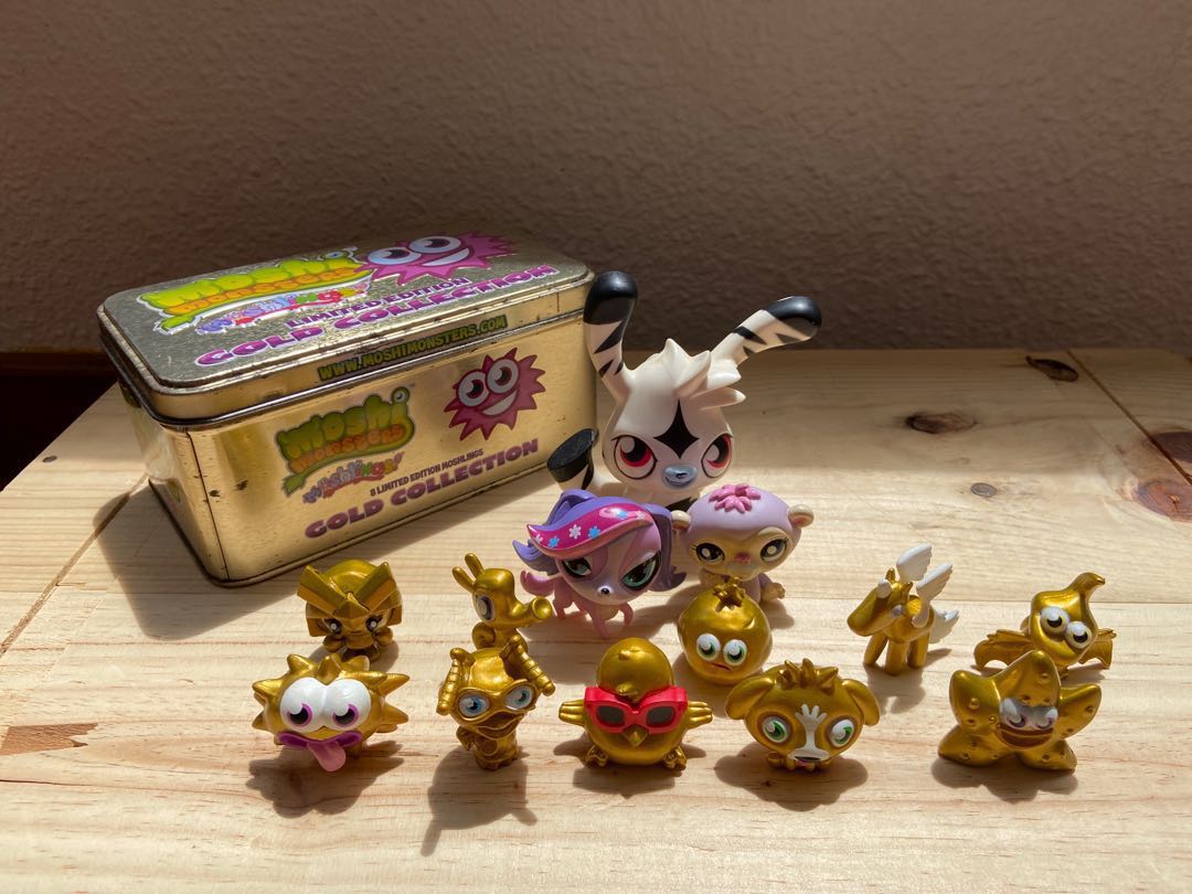 Original Moshi Monsters limited gold edition, Hobbies & Toys, Toys ...