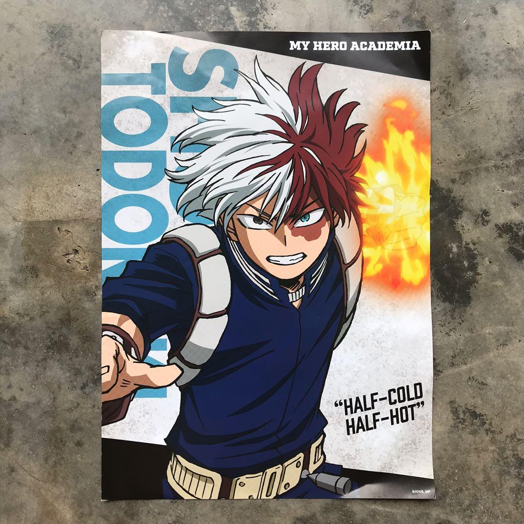My Hero Academia Shoto Todoroki official poster, Hobbies & Toys, Toys ...