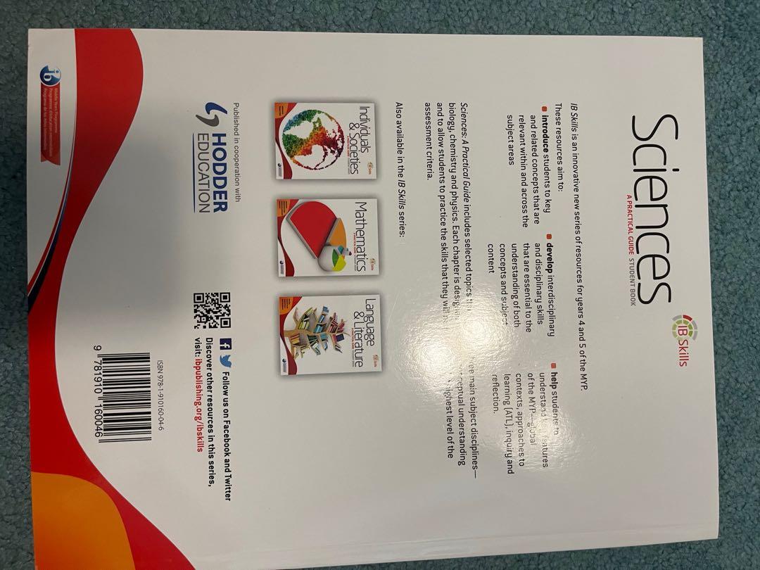 MYP science workbook, Hobbies & Toys, Books & Magazines, Textbooks on ...