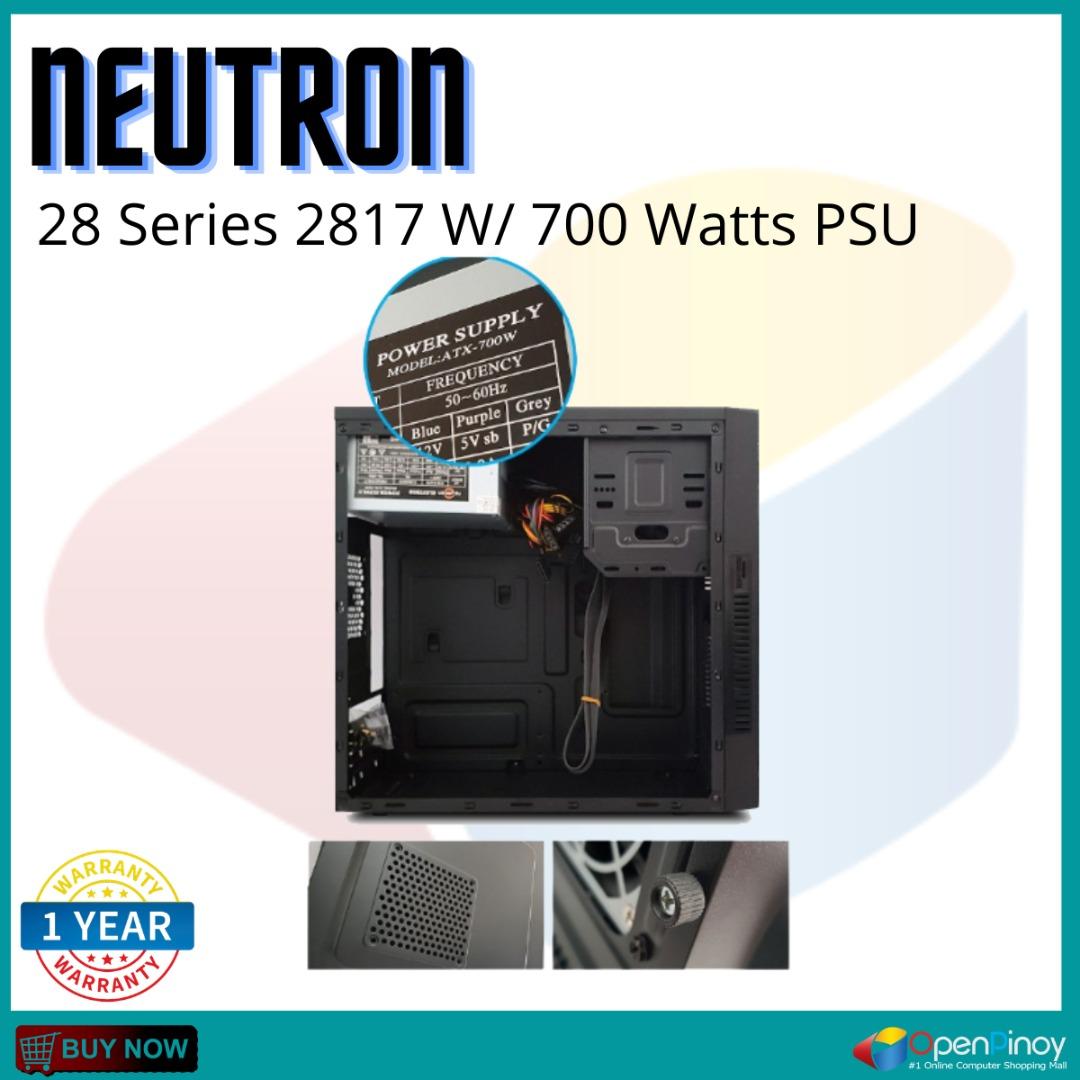 NEUTRON 28 Series 2817B with 700Watts PSU PC CASE, Computers & Tech ...
