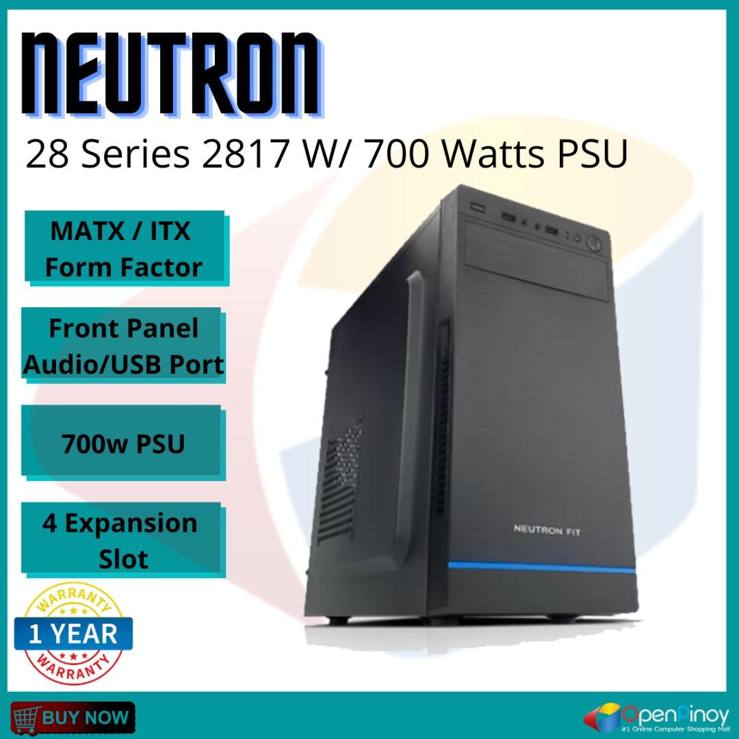NEUTRON 28 Series 2817B with 700Watts PSU PC CASE, Computers & Tech ...