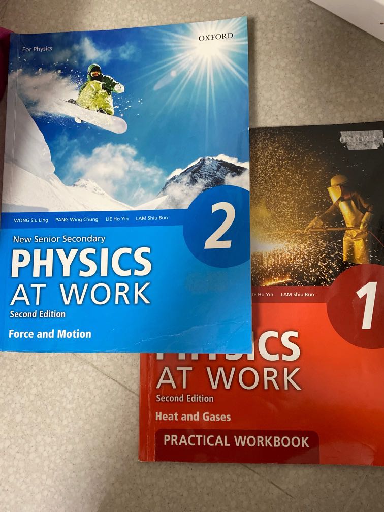 New senior secondary PHYSICS at work, 興趣及遊戲, 書本 & 文具, 教科書 on Carousell