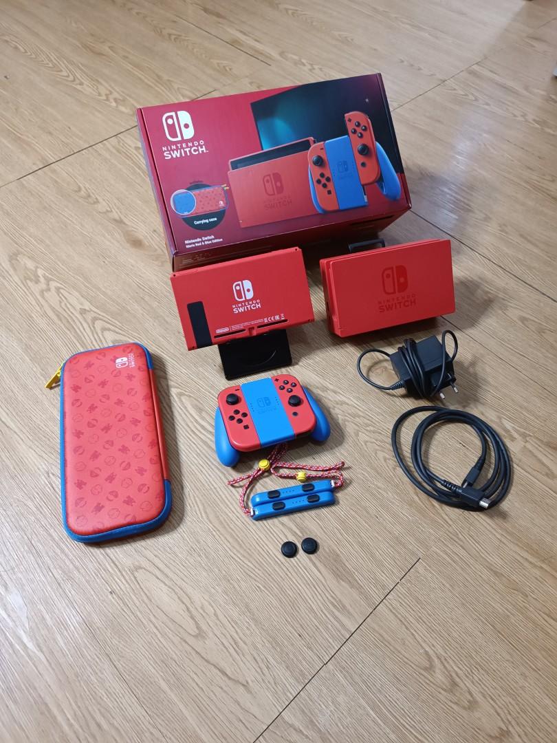 Nintendo Switch V2 Mario edition, Video Gaming, Video Game Consoles ...