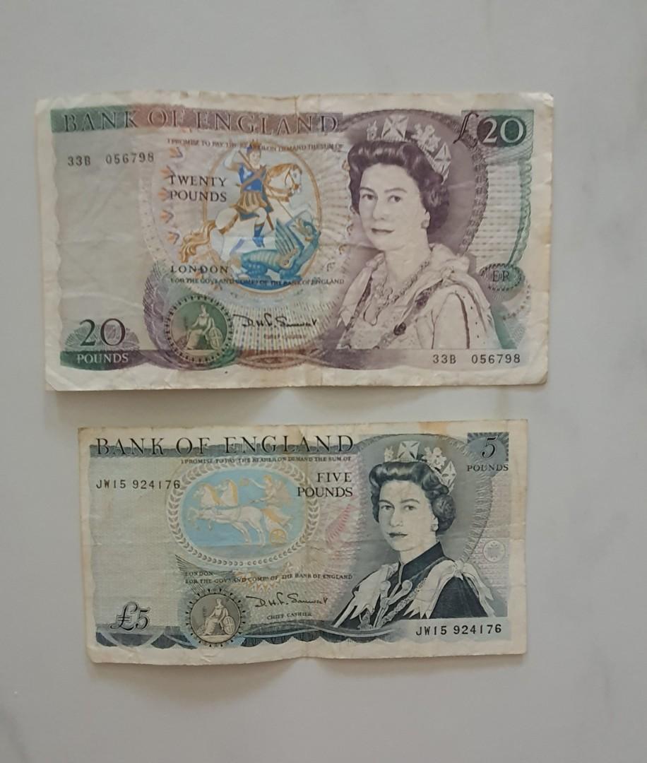 Old Pound Notes (half a century old), Hobbies & Toys, Memorabilia ...