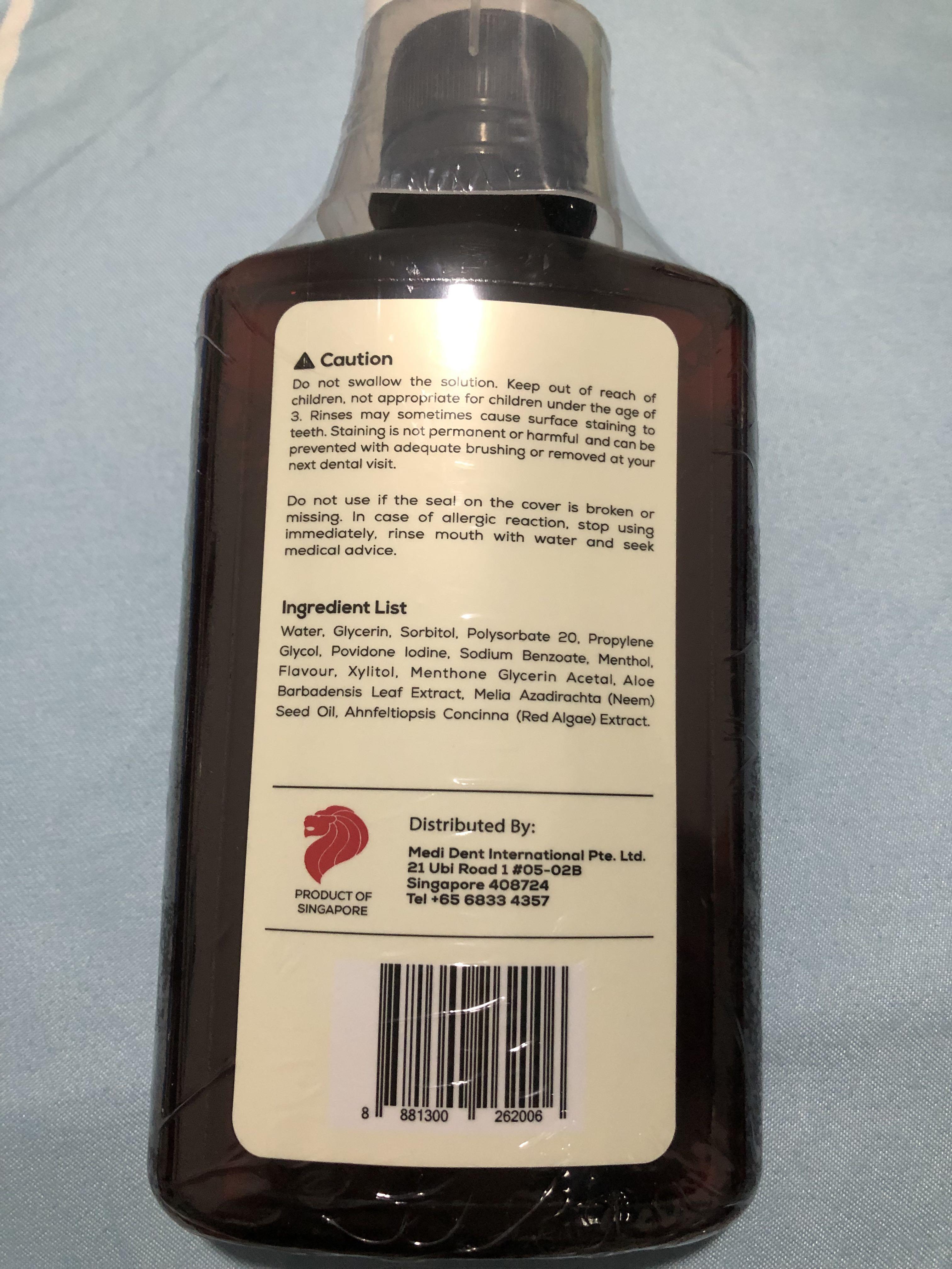 ORASYL Orange Antiseptic Mouthwash (1% povidone Iodine) 250ml, Beauty ...