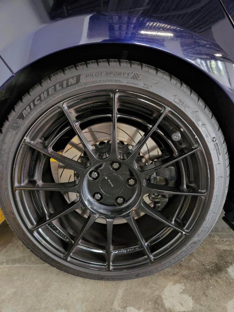 Original Enkei 18" NT03RR, Car Accessories, Tyres & Rims on Carousell