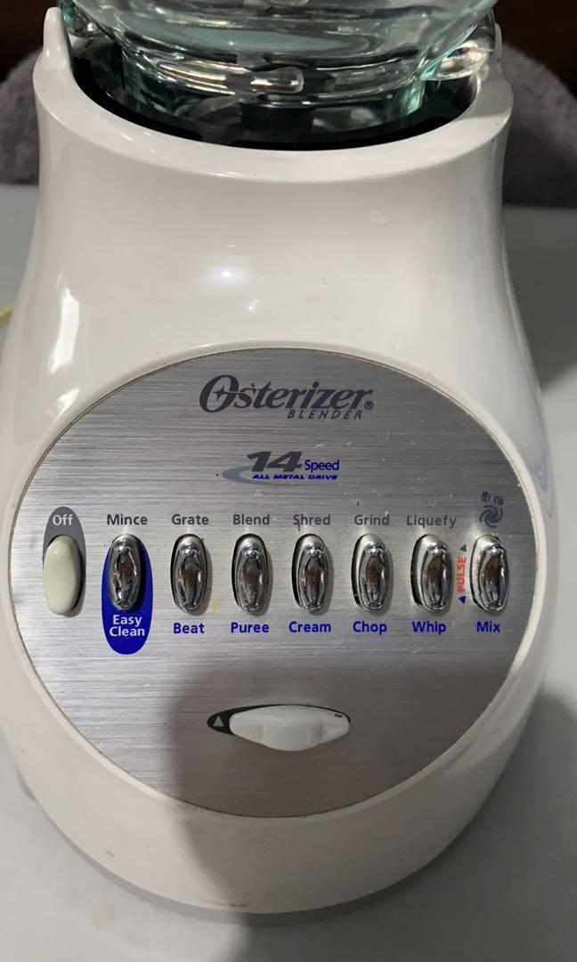 Osterizer Blender 14 Speed All Metal Drive from US, TV & Home ...