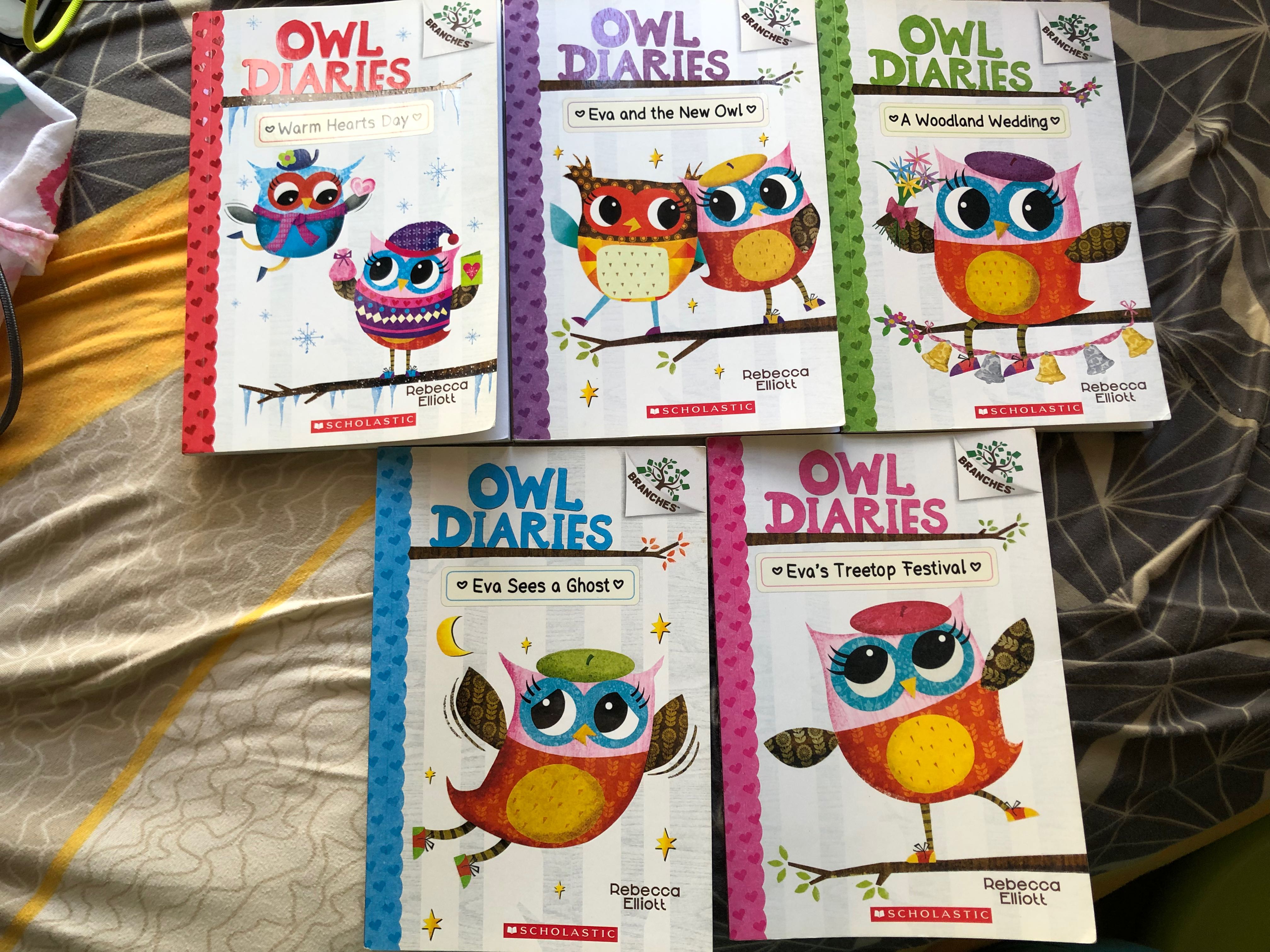 Owl diaries 1-5, 興趣及遊戲, 書本 & 文具, 小說 & 故事書 - Carousell
