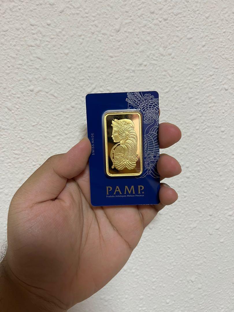 Pamp 100g 999.9 Pure Gold Bar, Everything Else on Carousell