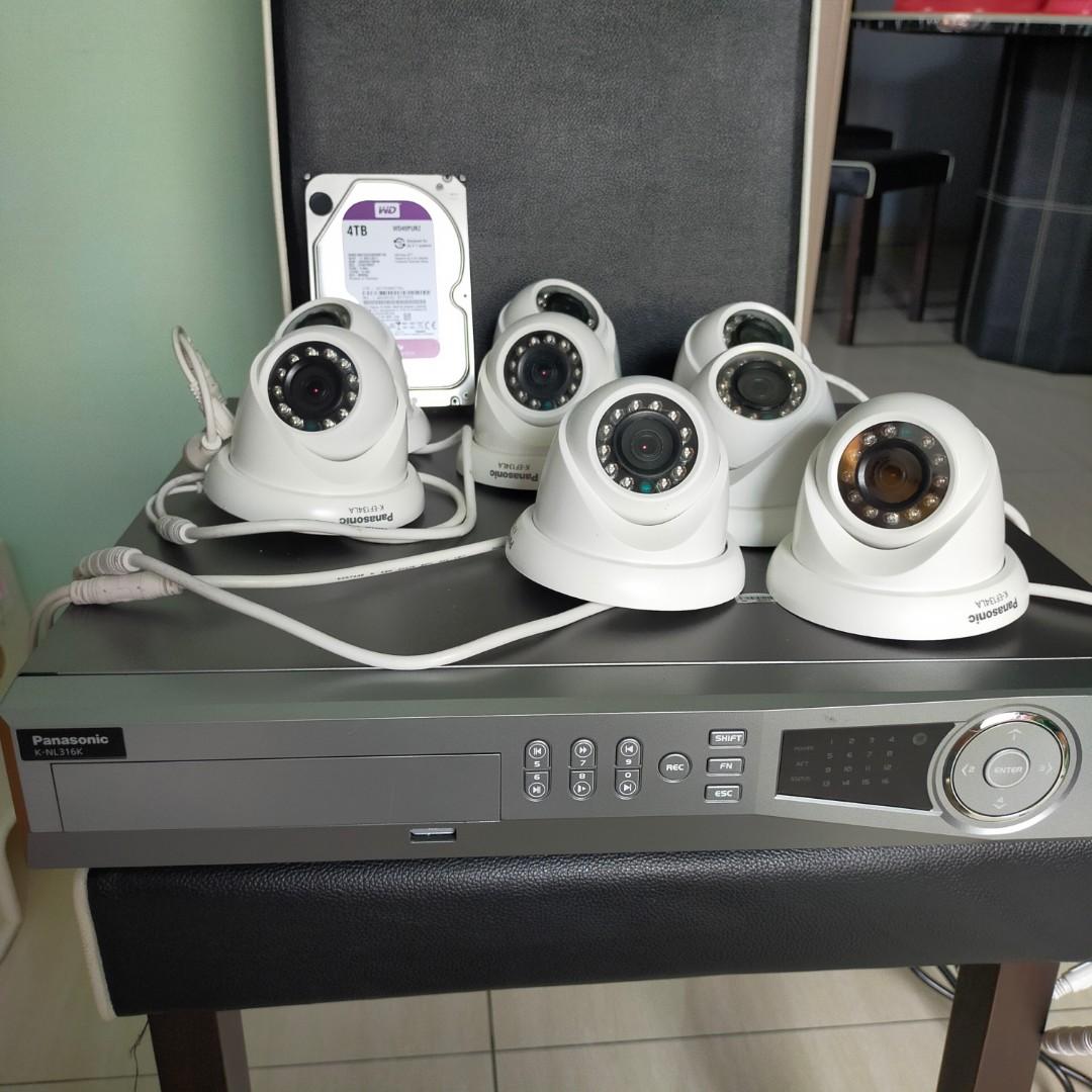 Panasonic IP camera set, Furniture & Home Living, Security & Locks ...