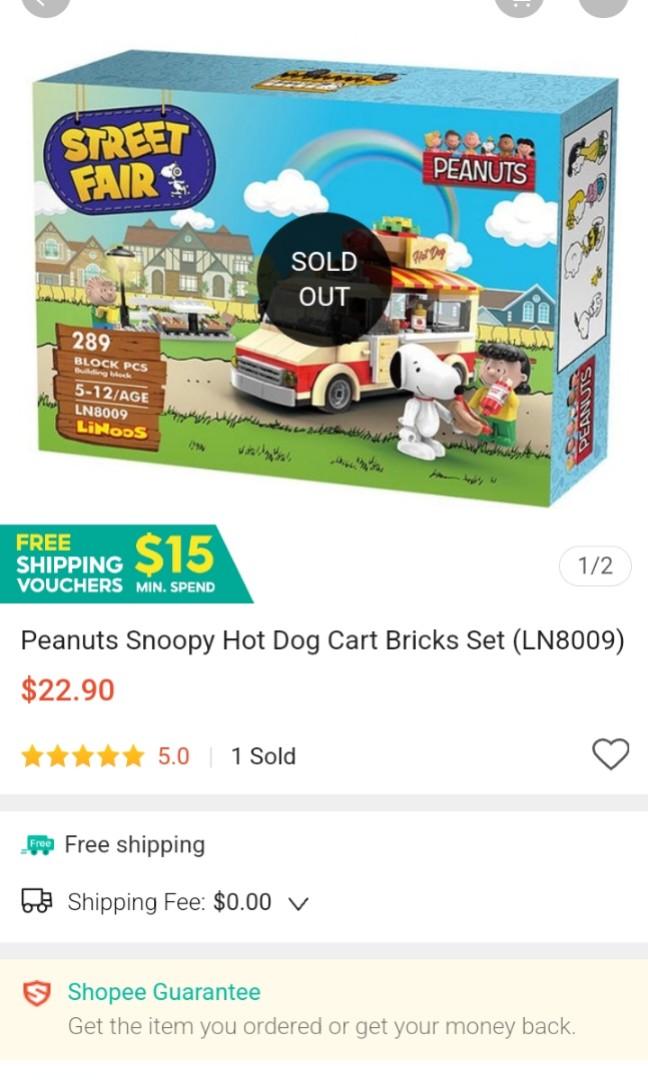 Peanuts Snoopy Lucy Linus Linoos Street Fair Lego, Hobbies & Toys, Toys ...