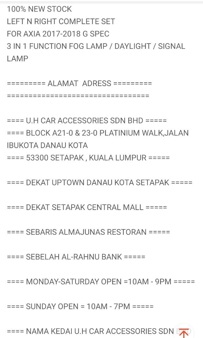 PERODUA AXIA 2017-2018 G SPEC FRONT BUMPER LED DRL DAYLIGHT LIGHTS ...