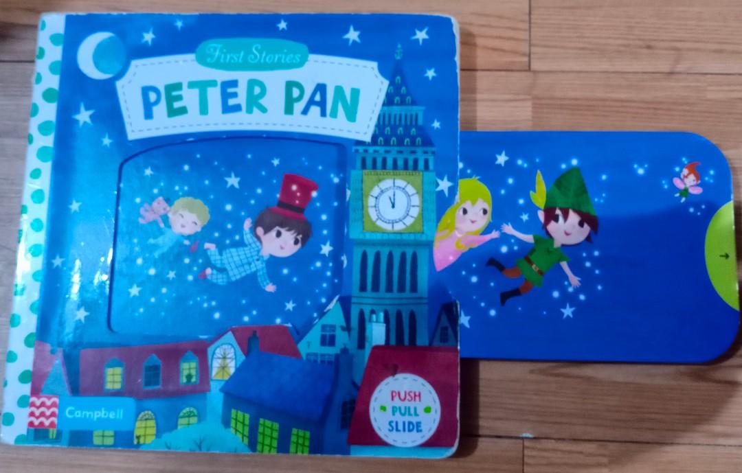 Peter Pan Push,Pull,Slide Interactive Boardbook, Hobbies & Toys, Books ...