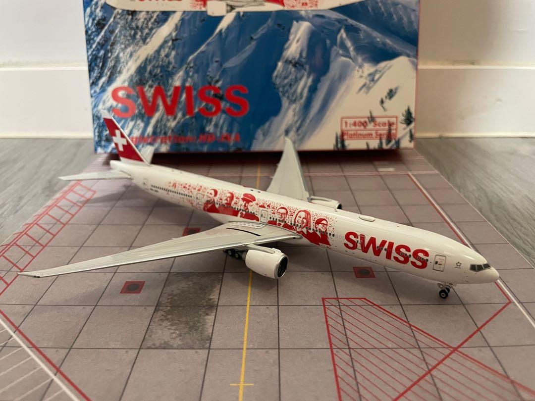Phoenix 1:400 SWISS Boeing 777-300ER faces of Swiss HB-JNA metal ...