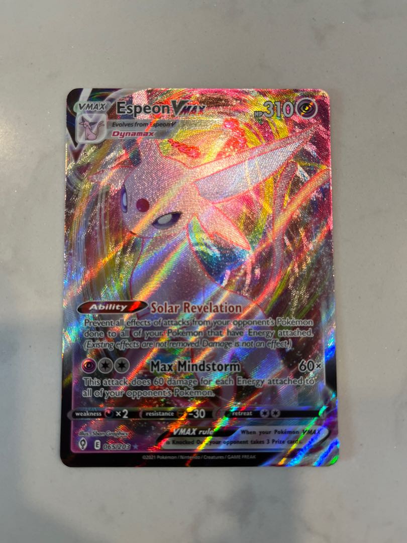 Pokemon tcg evolving skies Espeon vmas, Hobbies & Toys, Toys & Games on ...