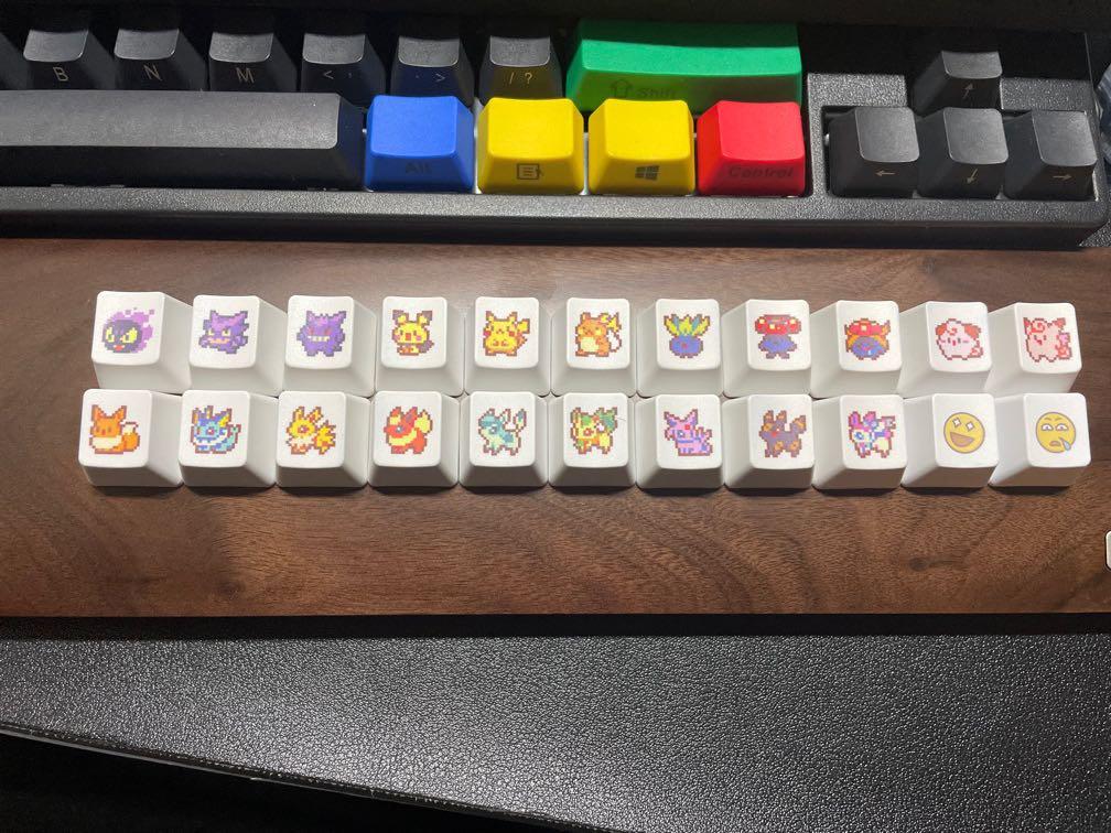 Pokémon keycaps, Computers & Tech, Parts & Accessories, Computer ...