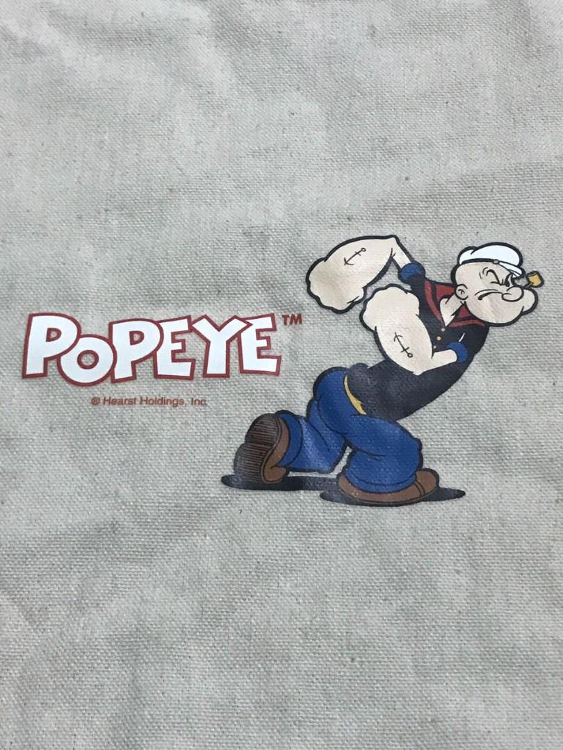 Popeye Tote Bag, Women's Fashion, Bags & Wallets, Tote Bags on Carousell