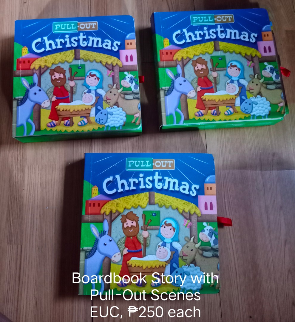 Pull-Out Christmas Book with pull out scenes, Hobbies & Toys, Books ...