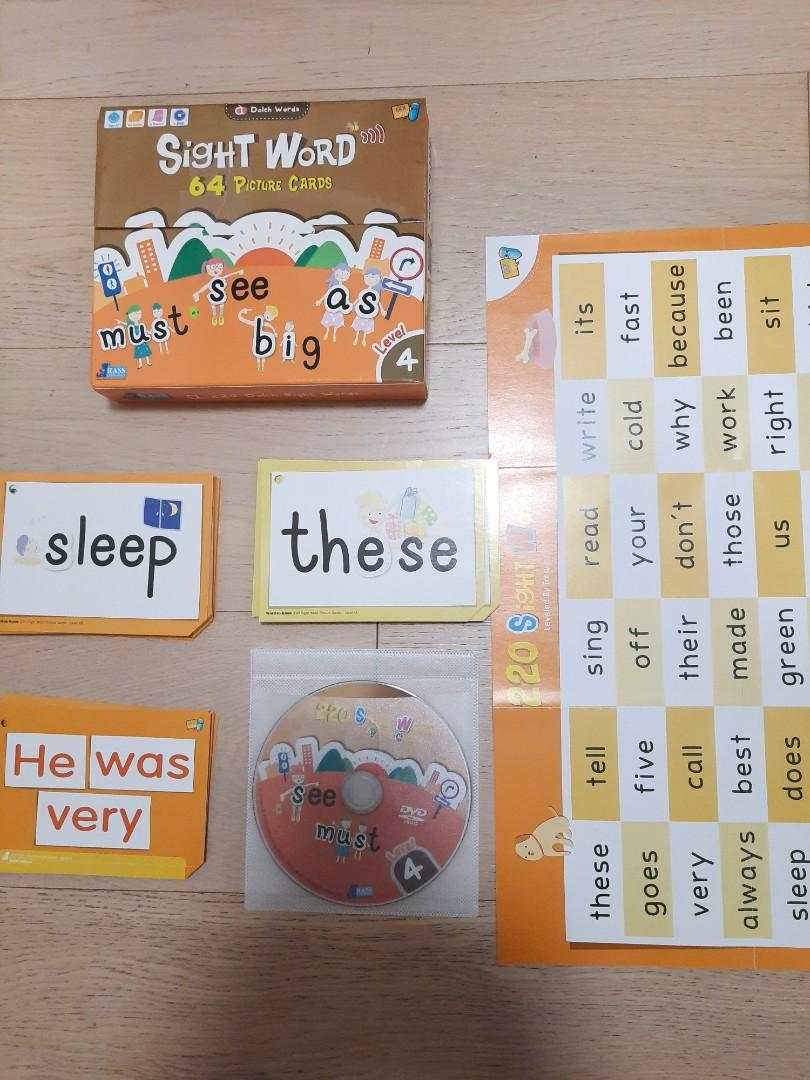 (Lohas) Rass Language - Sight Word 1, 2, 3, 4, 5, 興趣及遊戲, 書本 & 文具, 教科書 ...
