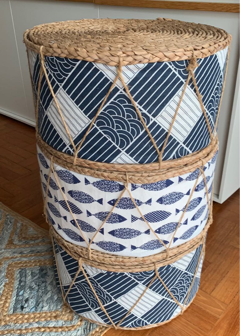 Rattan footstools, Furniture & Home Living, Furniture, Other Home ...