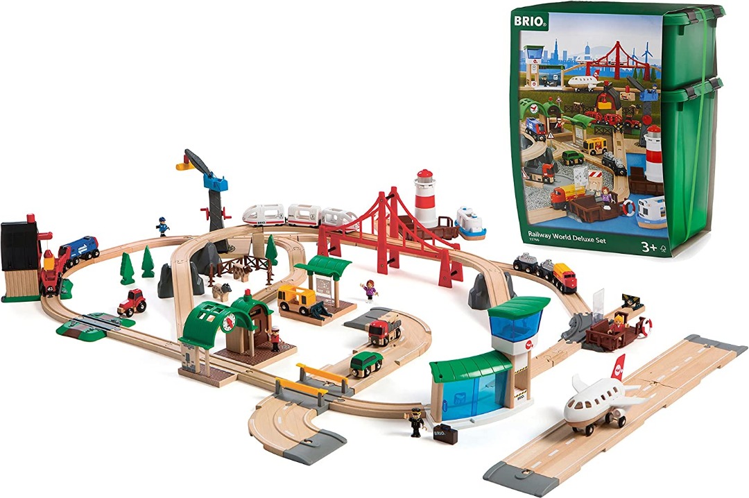{READY STOCK} BRIO 33766 Railway World Deluxe Set, Hobbies & Toys, Toys ...