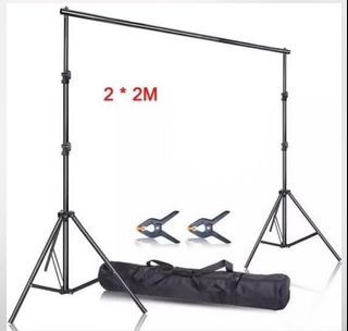 [Rental] Backdrop Stand 2m x 2m, Photography, Photography Accessories ...