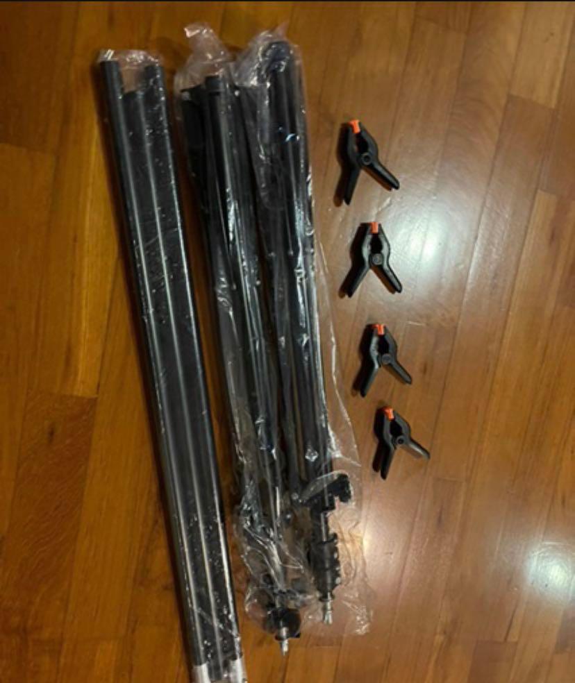 [Rental] Backdrop Stand 2m x 2m, Photography, Photography Accessories ...