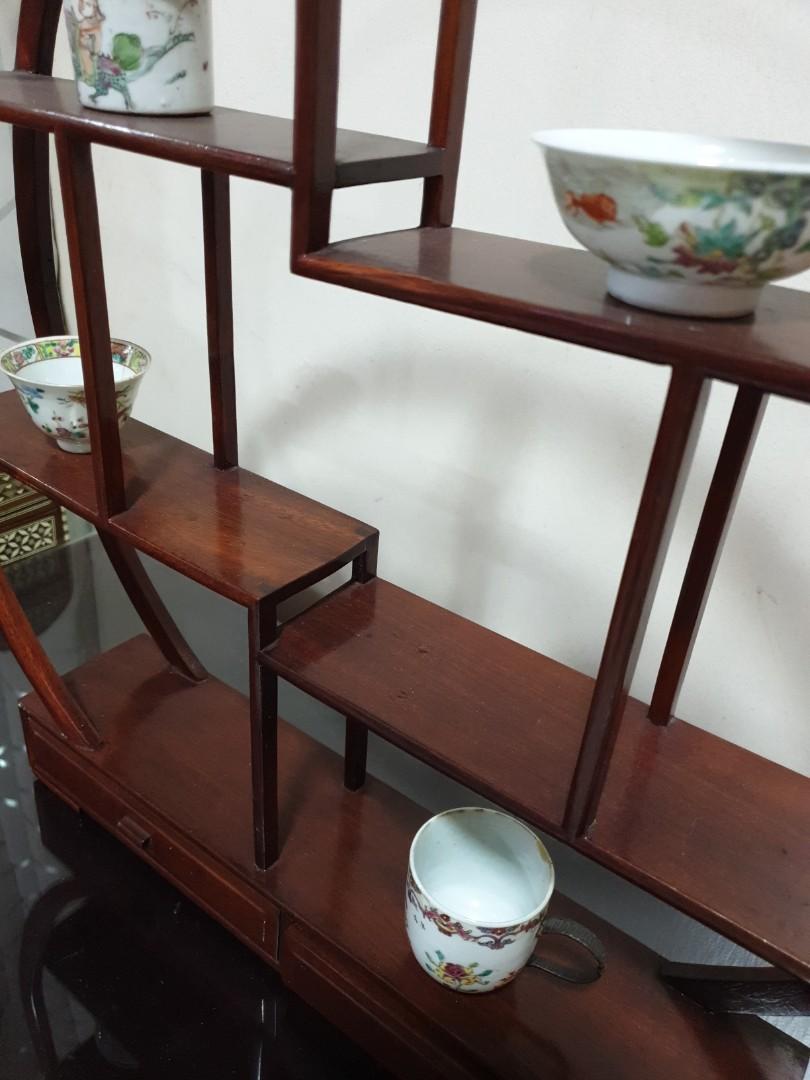 Round Chinese Display Shelf, Hobbies & Toys, Memorabilia & Collectibles ...