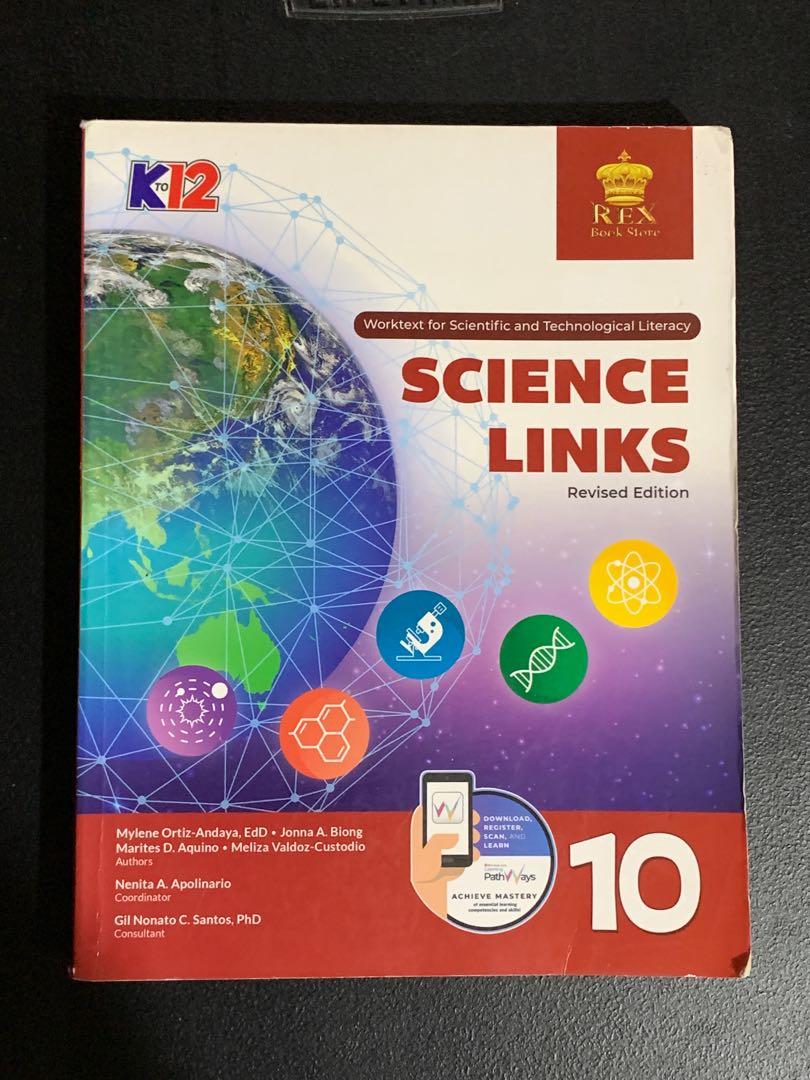 Science Links 10 (Revised Edition 2020) Grade 10 Book | JHS, Hobbies ...