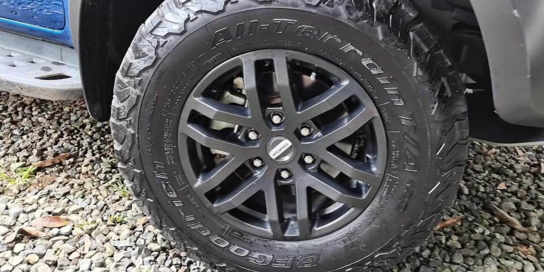 Set of Ford Ranger Raptor wheels and tires, Car Parts & Accessories ...