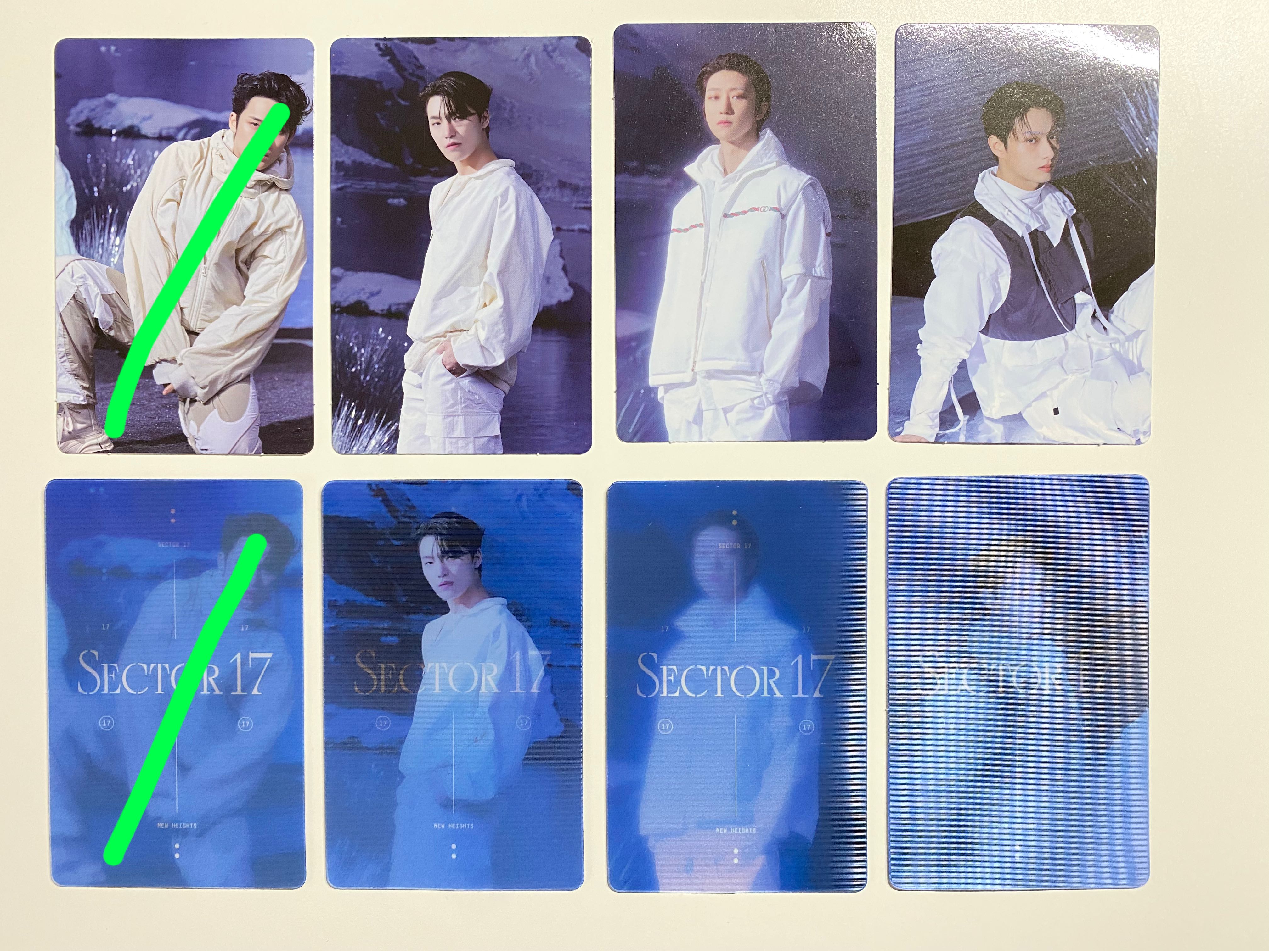 Seventeen - Sector 17 - Weverse photocard set (Mingyu, Dino, Jun, The 8 ...