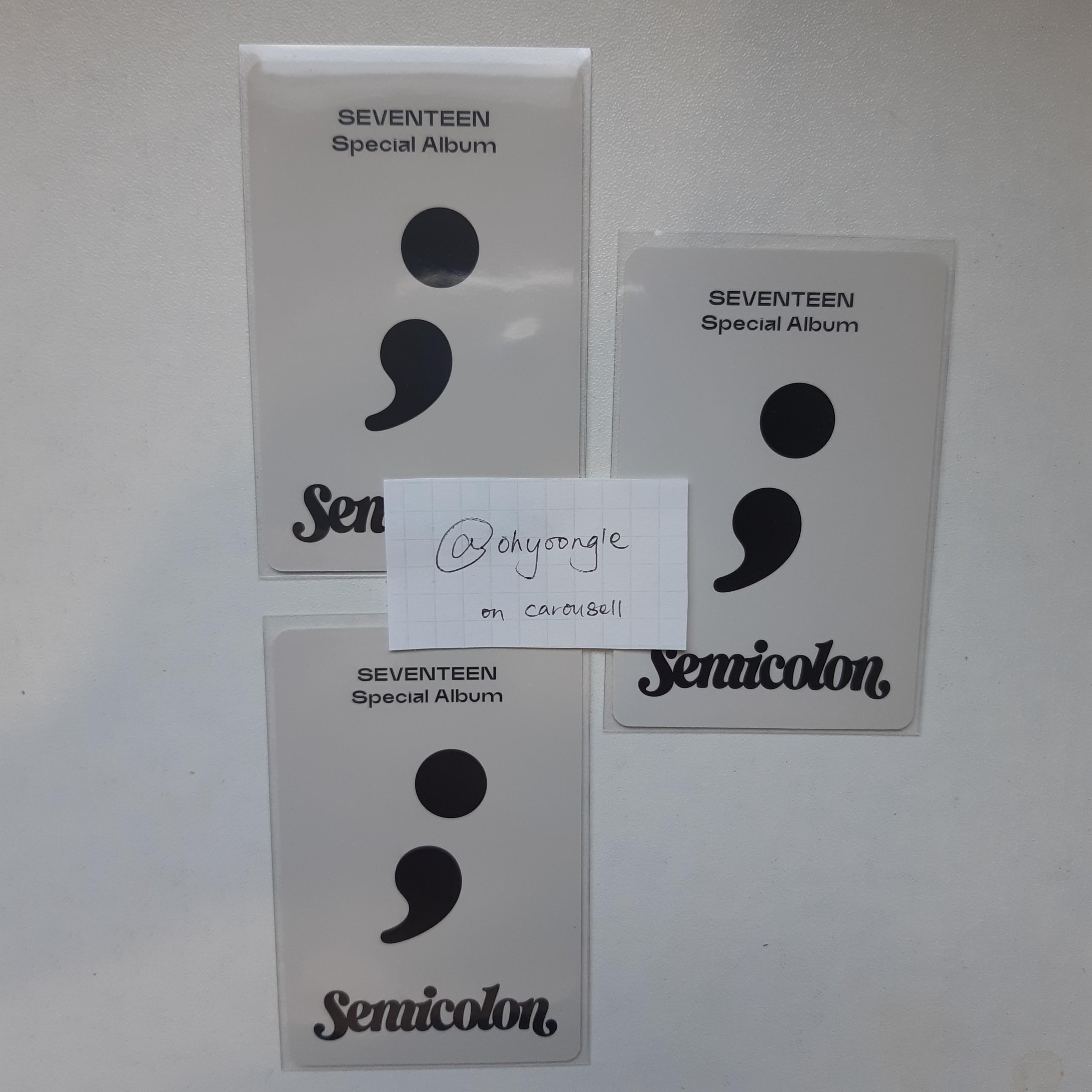 SEVENTEEN Semicolon PC, Hobbies & Toys, Collectibles & Memorabilia, K ...