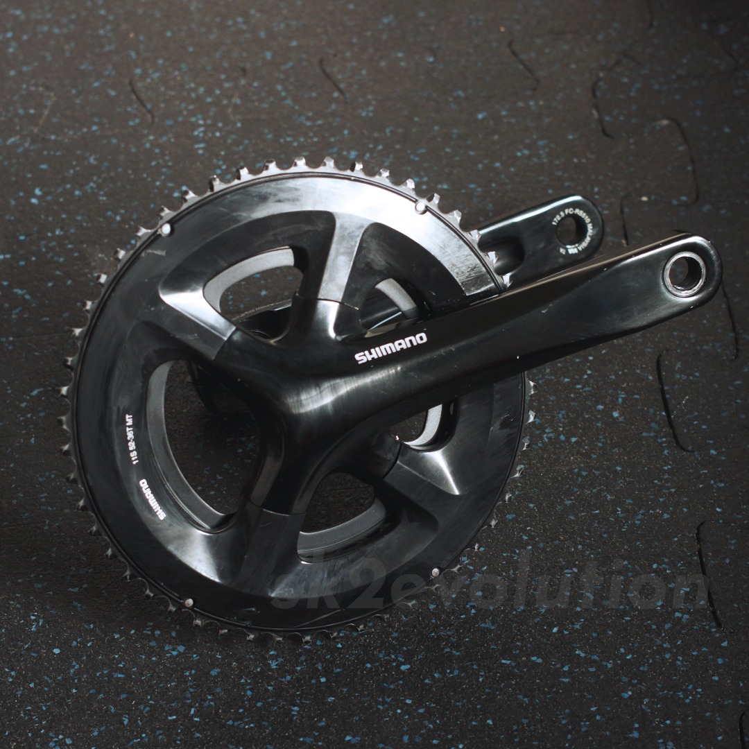 Shimano RS510 crankset 172.5mm 52-36T, Sports Equipment, Bicycles ...
