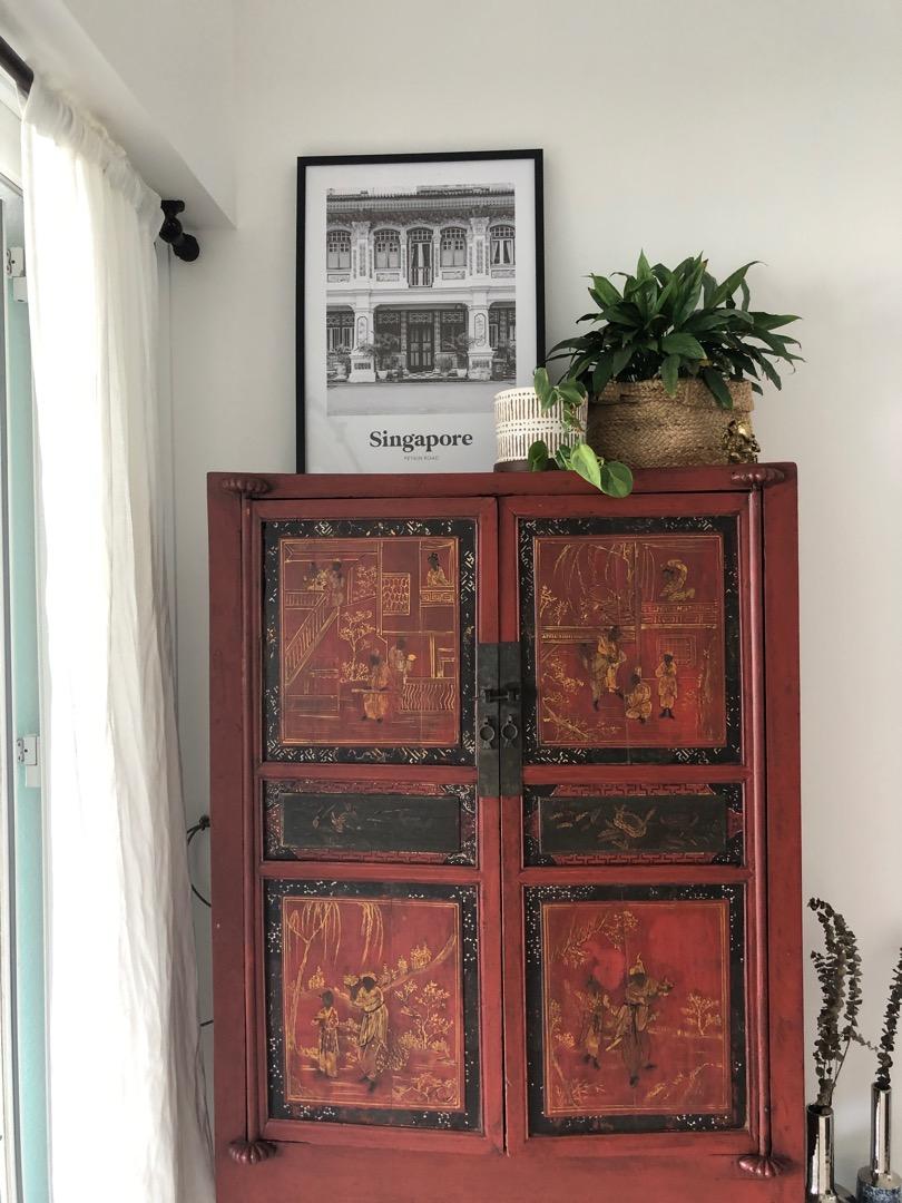 Shophouse poster / picture in Ikea frame, Furniture & Home Living, Home ...
