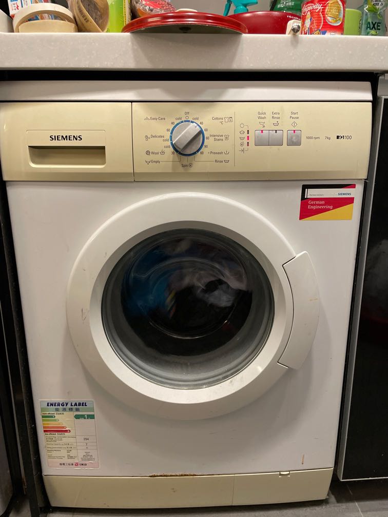 Siemens 西門子洗衣機 iQ100, 家庭電器, 洗衣機及乾衣機 - Carousell