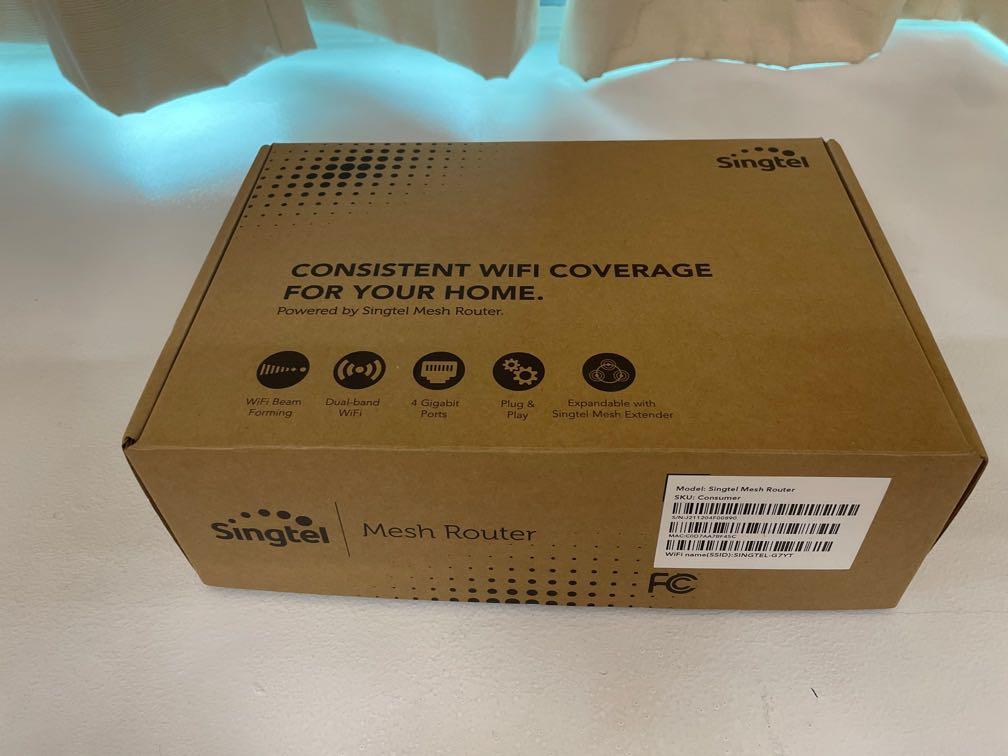 Singtel Mesh Router, Computers & Tech, Parts & Accessories, Networking ...