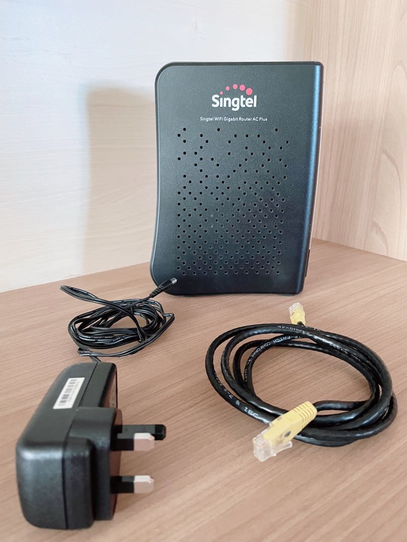 Singtel WiFi Gigabit AC Router and Optical Network Router, Computers ...