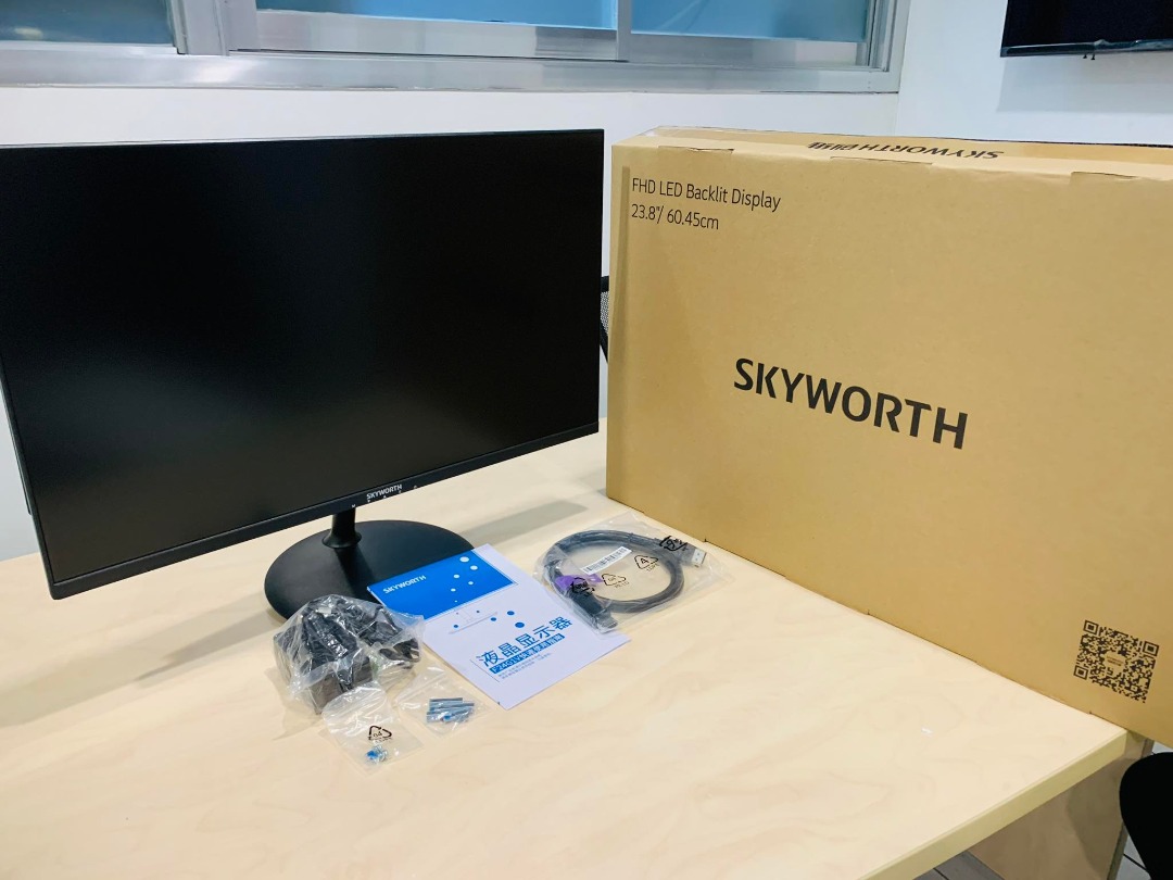 Skyworth 23.8" 1920x1080 Monitor DP1.2 HDMI1.4 165hz F24G1V, Computers ...