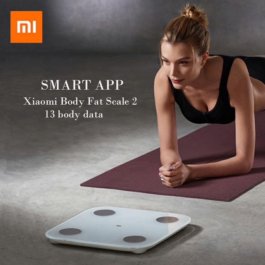 Smart Body Fat mi Scale 2 Digital Bathroom Weight Scales Weighing Scale ...