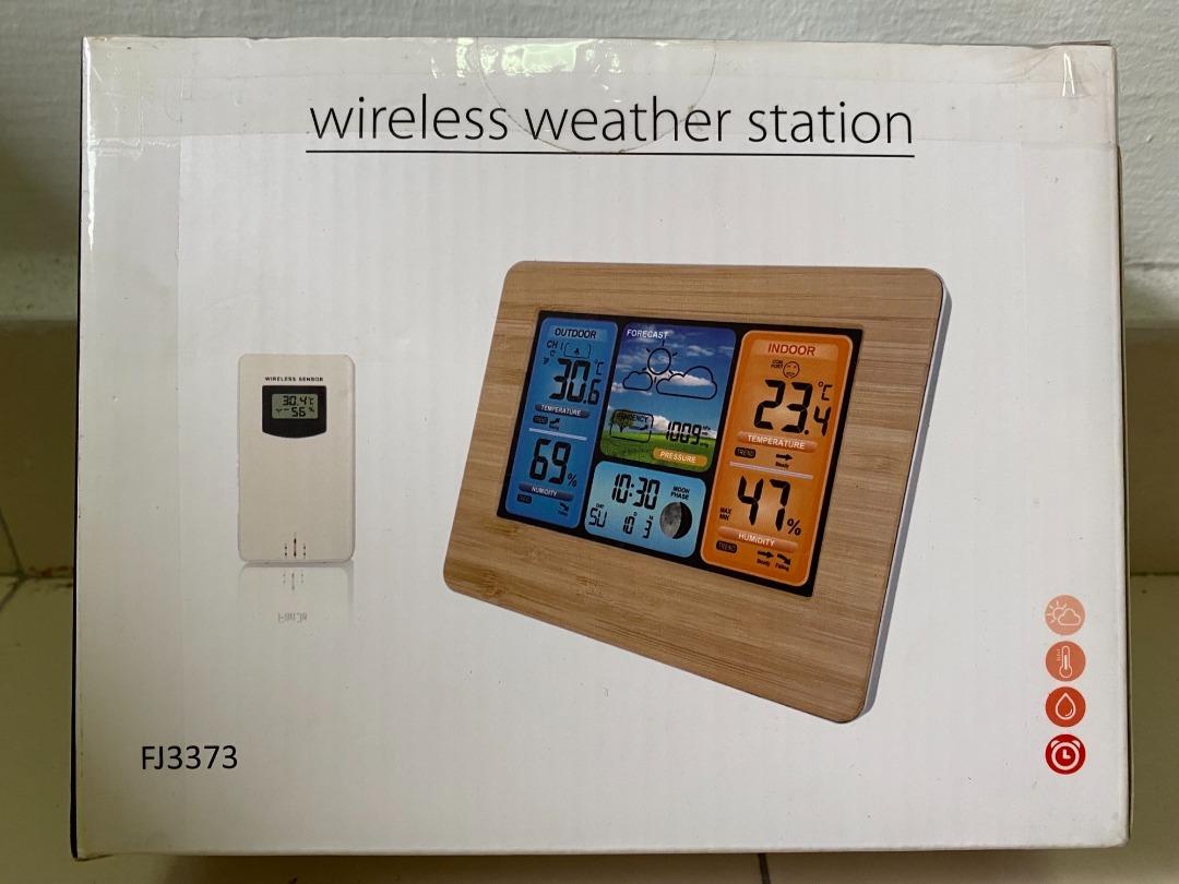 Smart Sensor FanJu FJ3373 Multifunction Digital Weather Station LCD Alarm Clock Indoor Outdoor ...