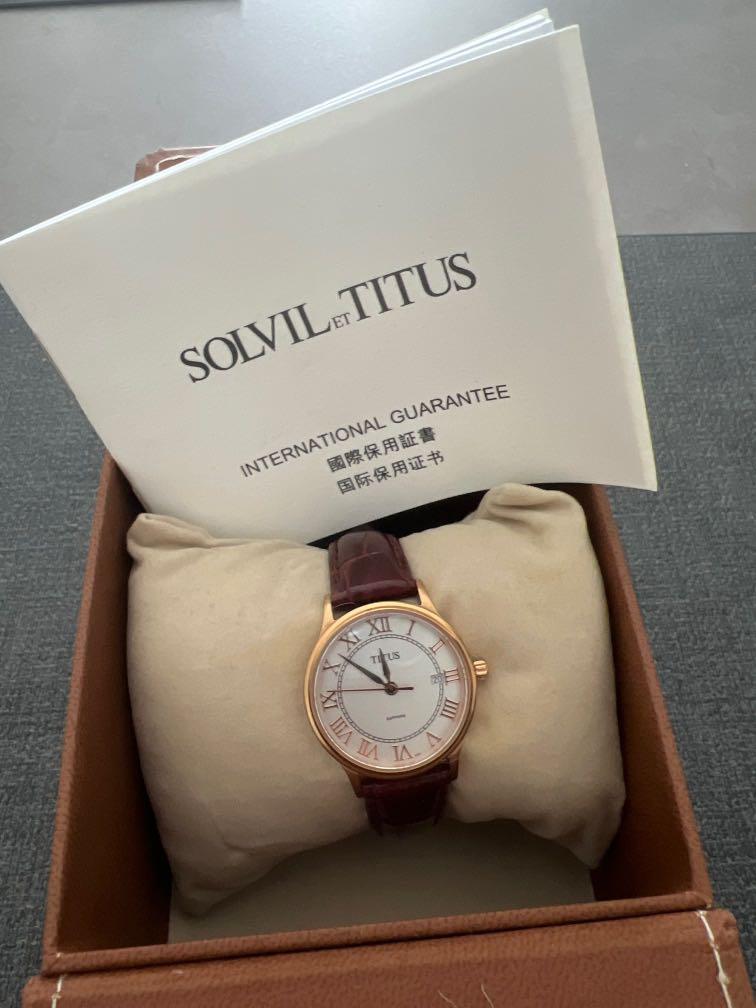 Solvil Titus Ladies Watch, Women's Fashion, Watches & Accessories ...