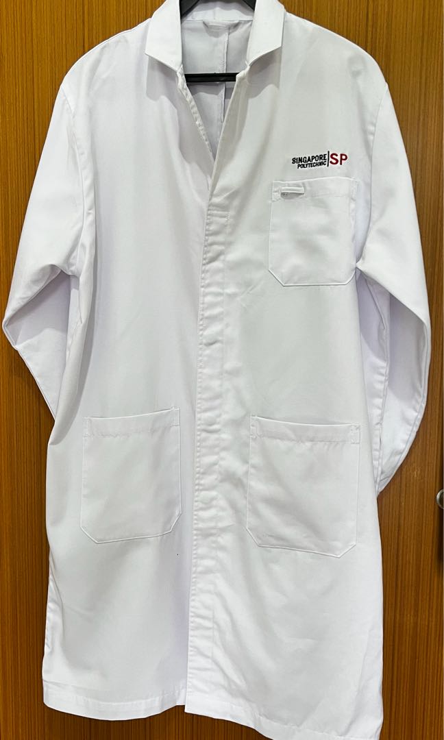 SP Lab Coat White, Men's Fashion, Coats, Jackets and Outerwear on Carousell