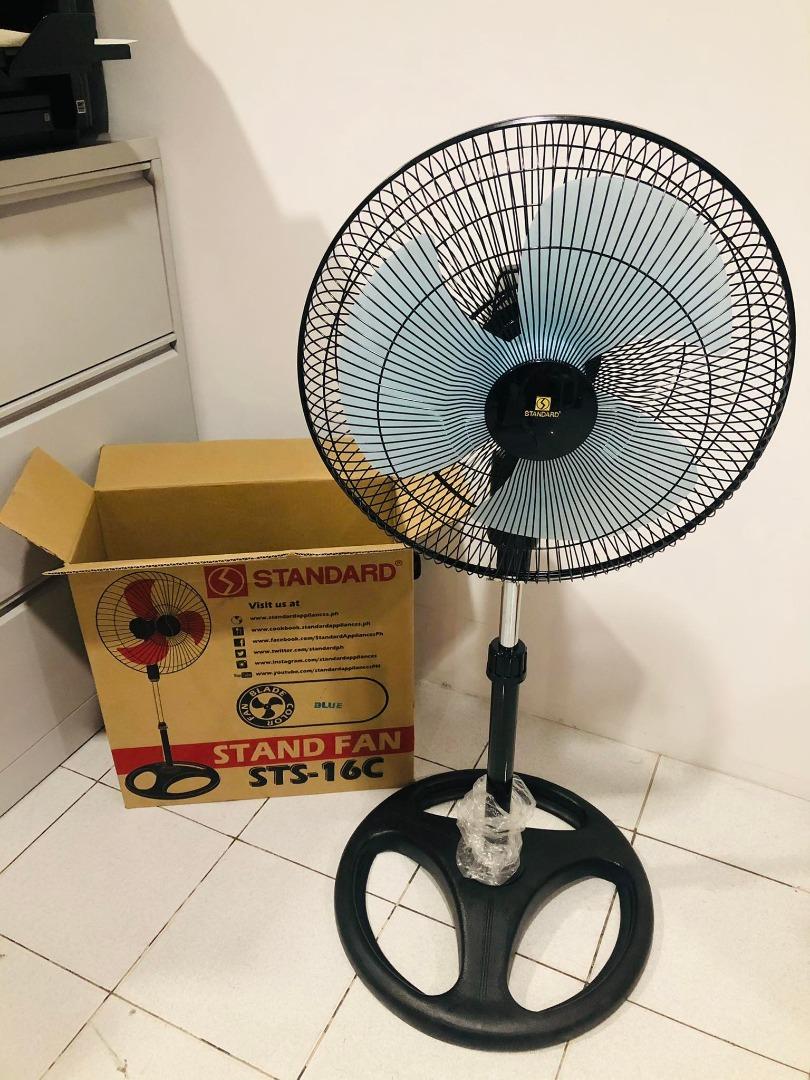 Standard 16 Electric Stand Fan Normal Blade STS-16C, Furniture & Home ...