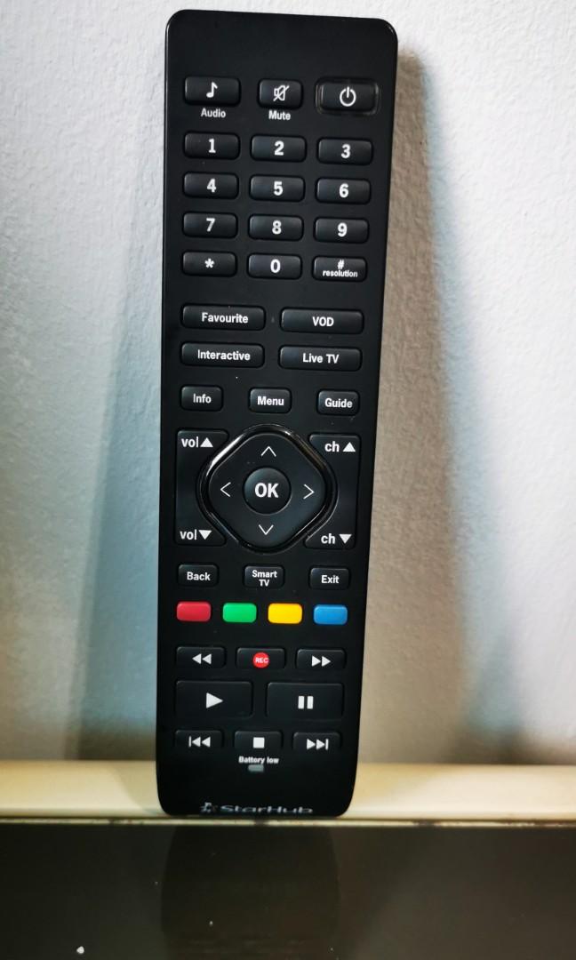 Starhub setup box remote control, TV & Home Appliances, TV ...
