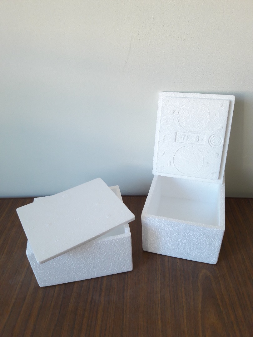 Styrofoam Box with Cover - Small (R2), Furniture & Home Living, Home ...