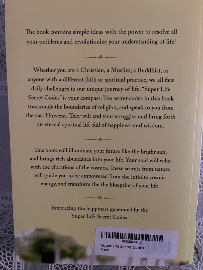 Super Life Secret Codes, Hobbies & Toys, Books & Magazines, Fiction ...